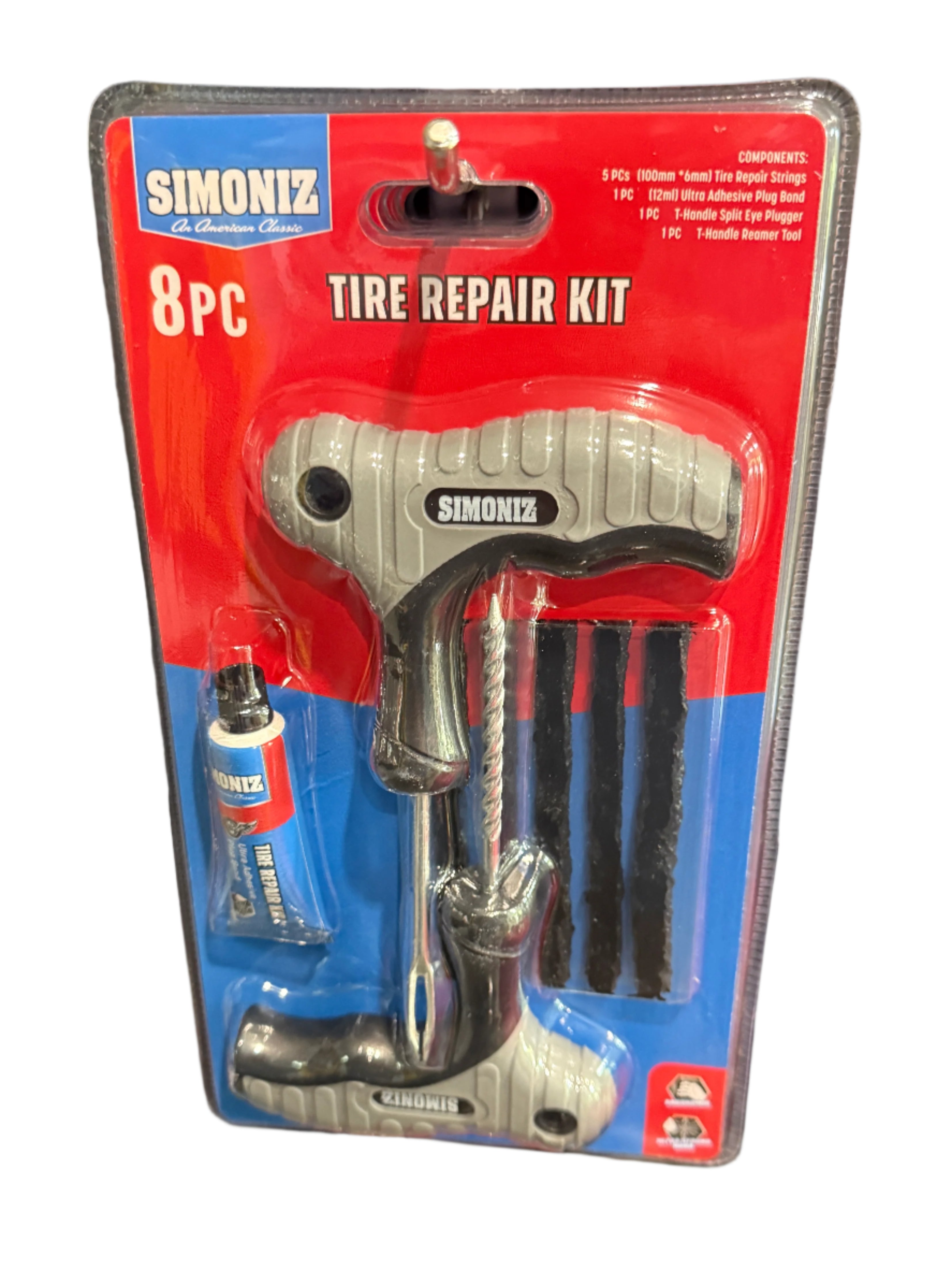 (89873) Simoniz 8pc Tire Repair Kit – Ohio Mulch