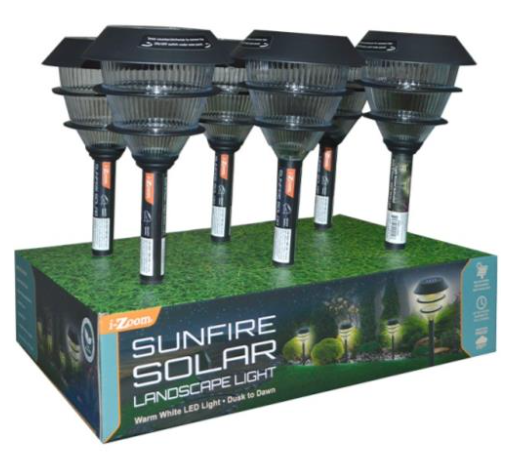 (89868) Sunfire Solar Landscape Light – Ohio Mulch