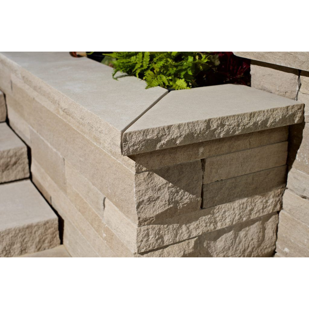 Indiana Limestone Cap Rockface #5 – Ohio Mulch